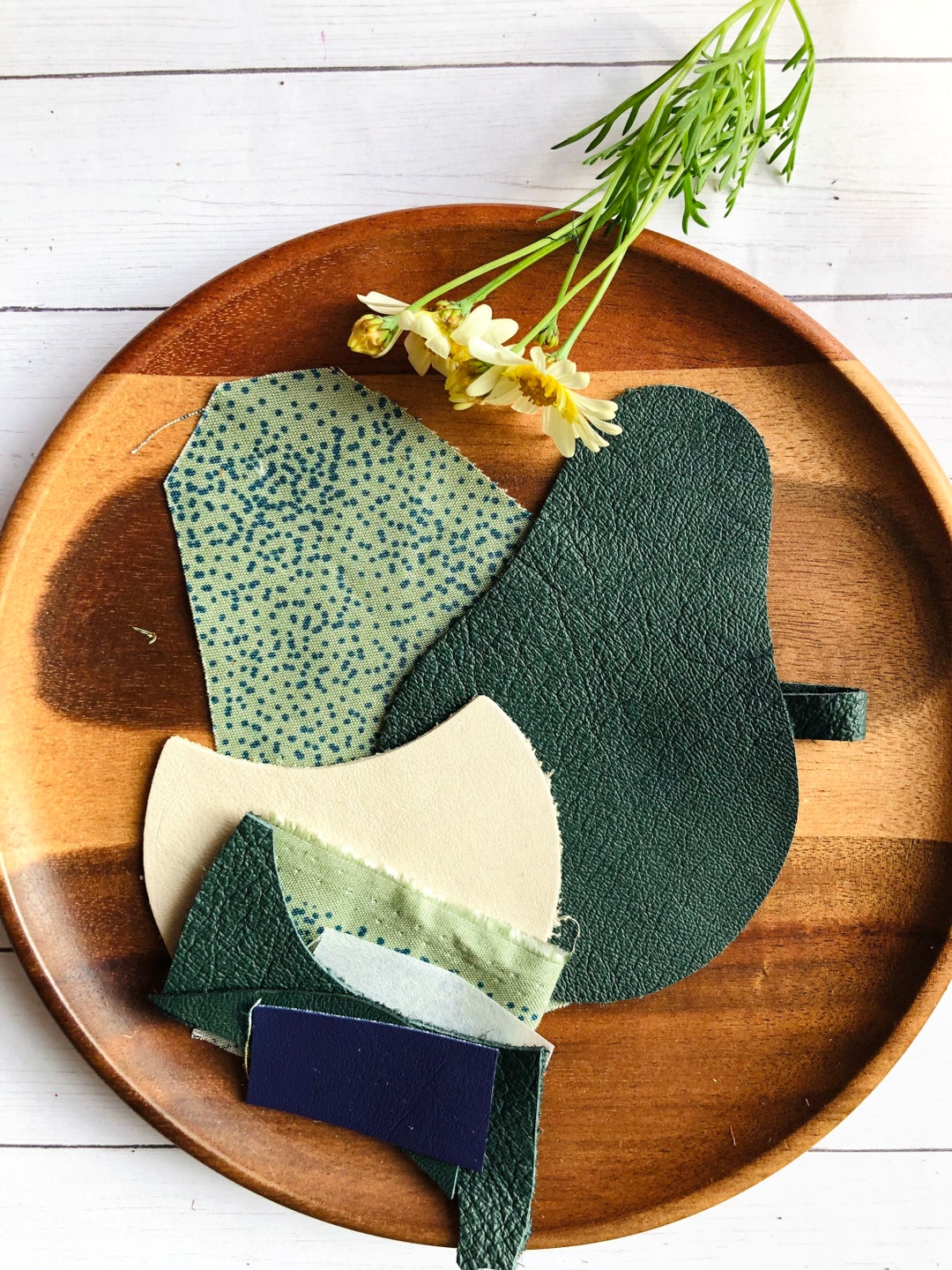 Coin Purse Kit / Leather and Fabric Coin Purse Materials / Make Your ...