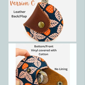 Mini Coin Purse Pattern / PDF With Sewing Instructions and Patterns ...