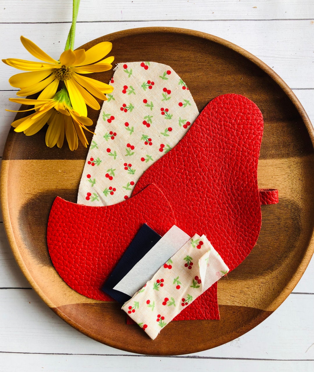 Coin Purse Kit / Leather and Fabric Coin Purse Materials / Make Your ...