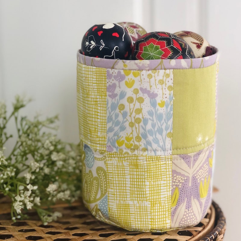 Quilted Basket Pattern - Etsy