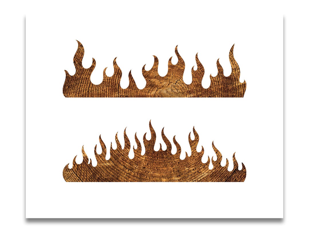 Fire Flames Stencil Reusable Color, Draw, Paint Custom Stencil Art - Etsy