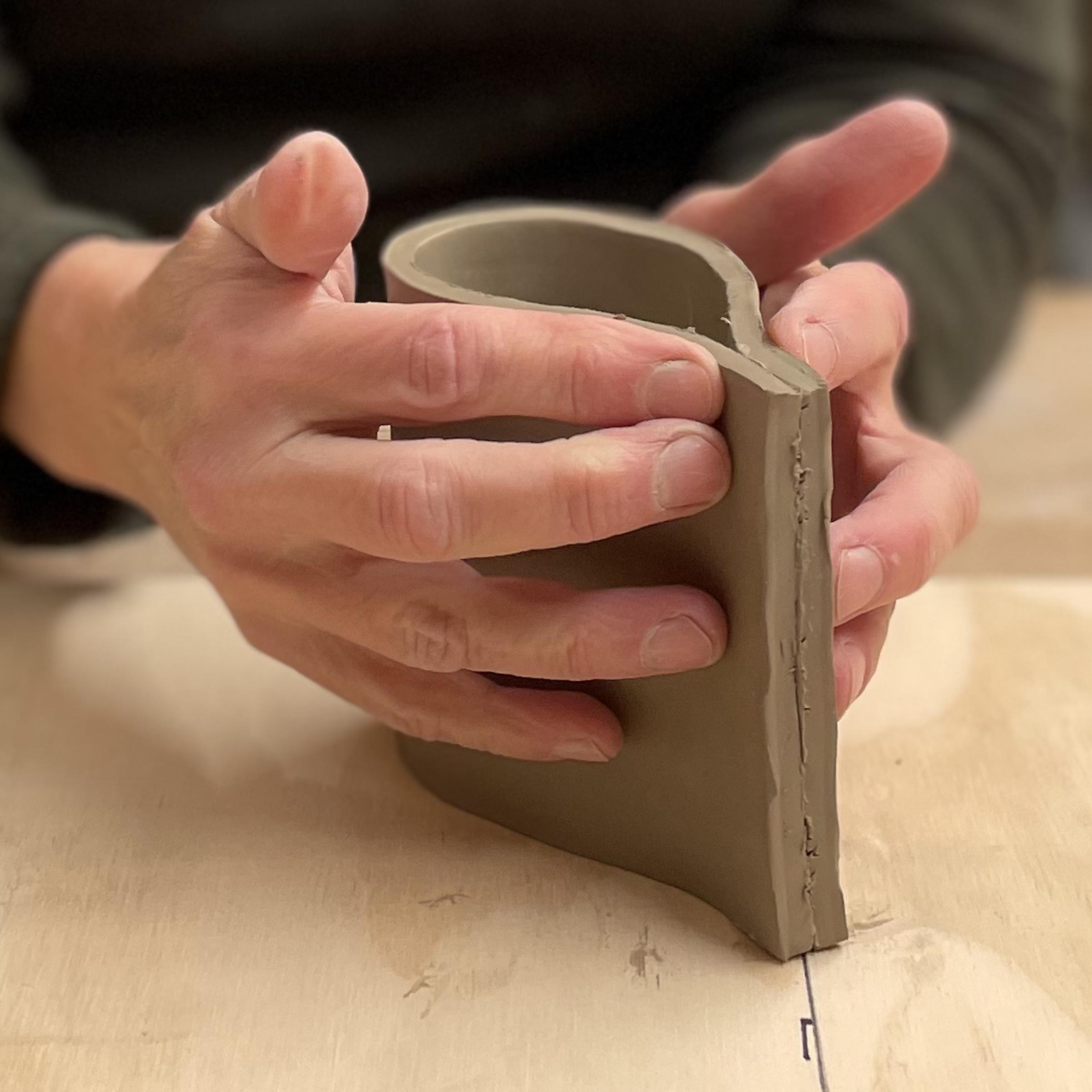 Organizer Slab Pottery Template, DIY Ceramic Organizer, Handbuilt ...