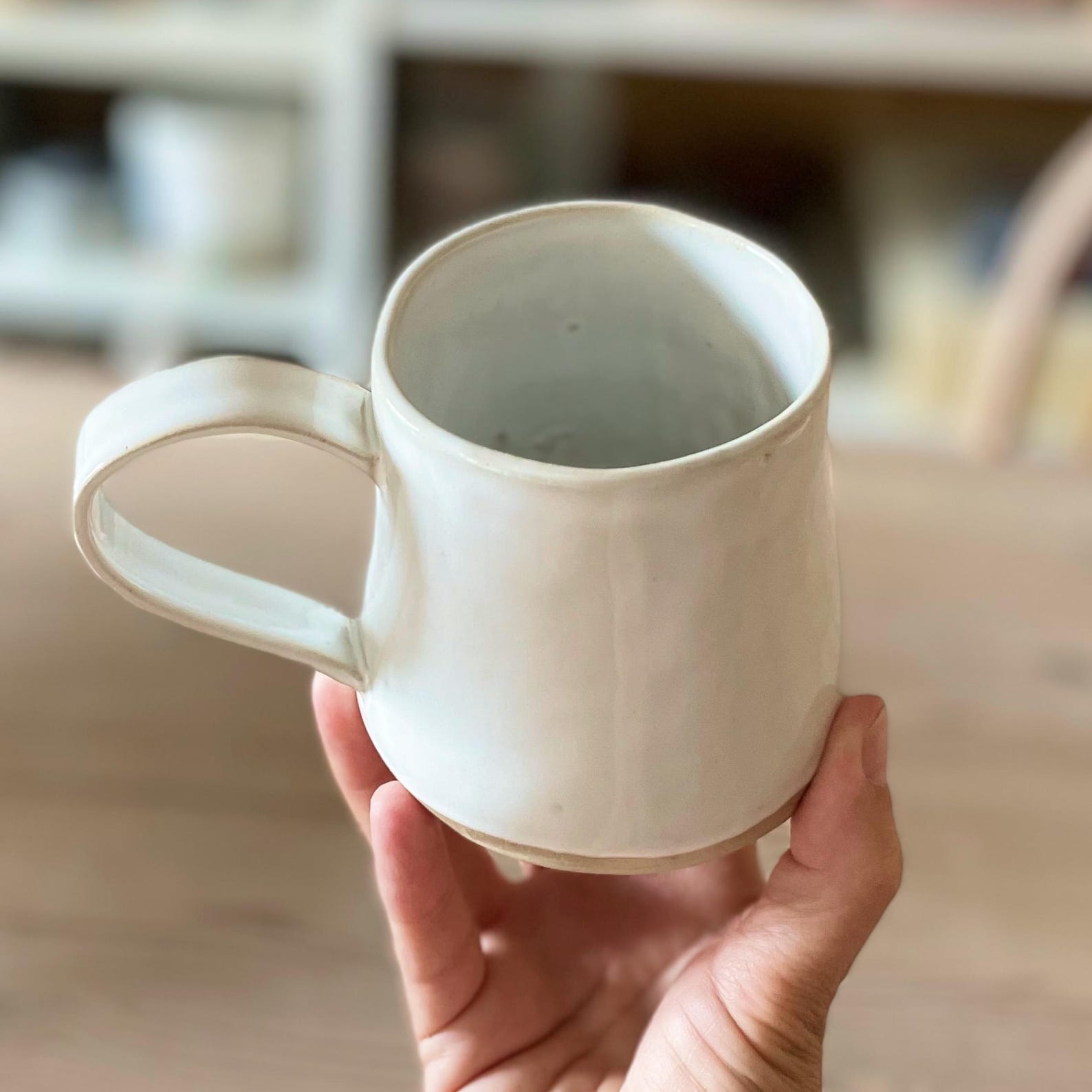 Tapered Mug Template, Printable Pottery Mug Form, Ceramic Cup Template ...