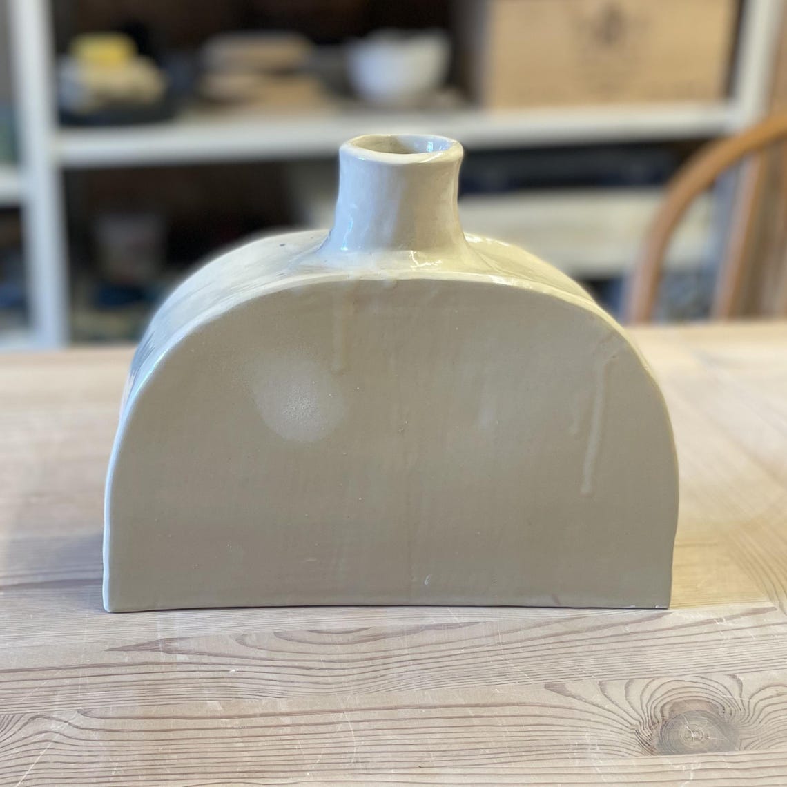 Half Circle Vase Pottery Template, Printable Slab Vase PDF, DIY Ceramic ...