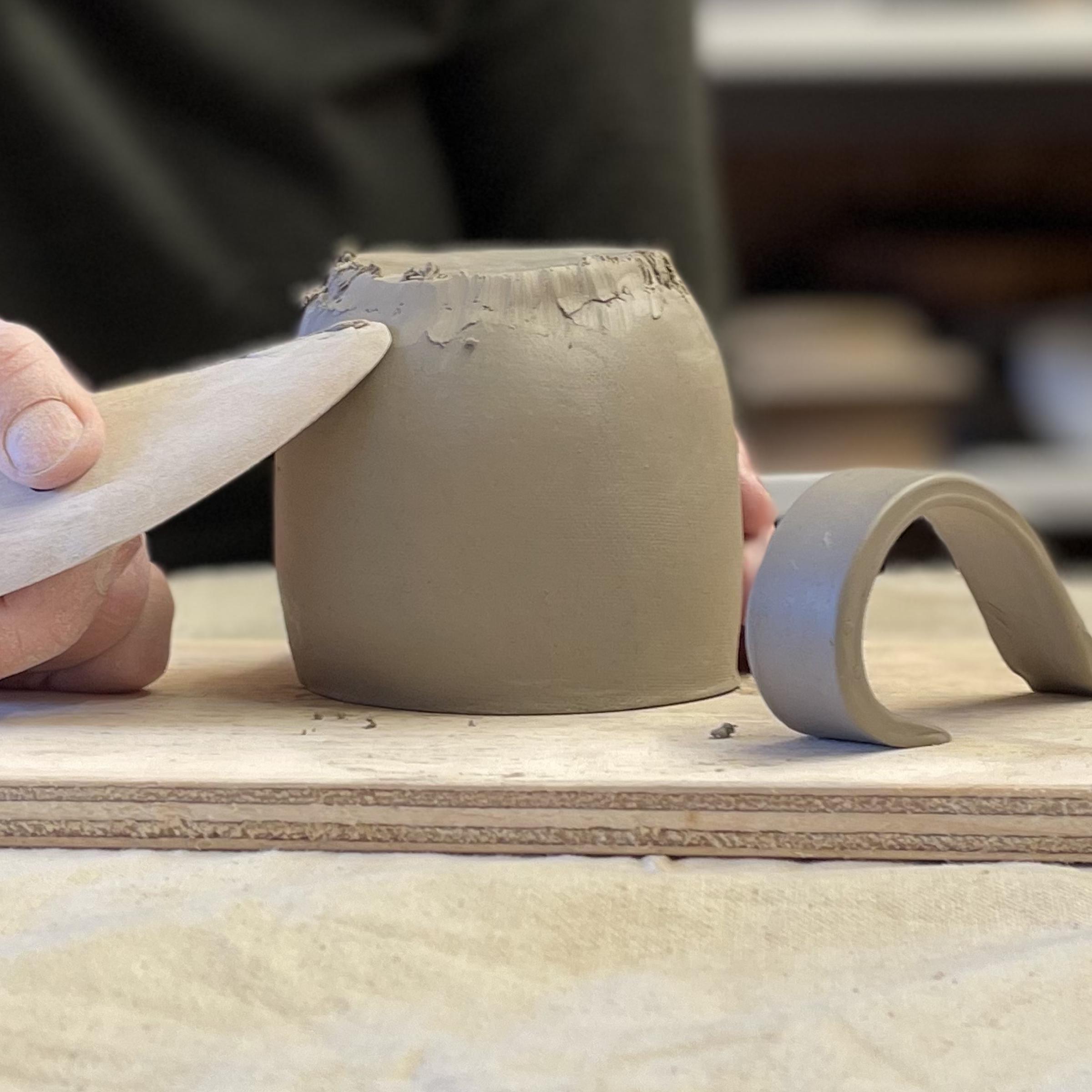 Mug Pottery Template, Printable Slab Mug PDF, DIY Clay Mug Pattern ...