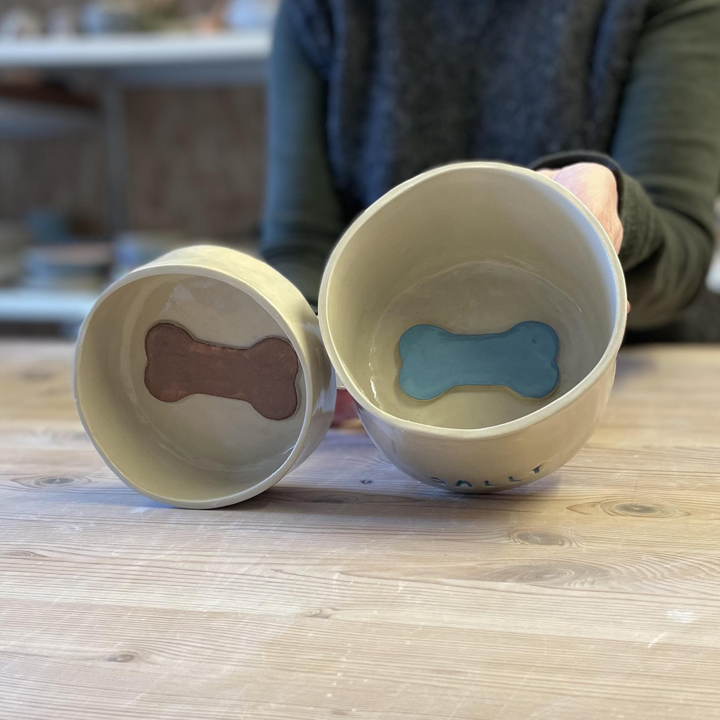 Dog Bowl Pottery Template Set, Printable Clay Dog Dish Pattern PDF, DIY ...