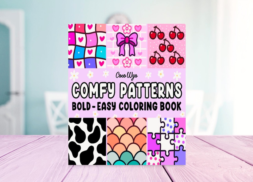 Comfy Patterns Coco Wyo Coloring Book Pdf Digital Download - Etsy