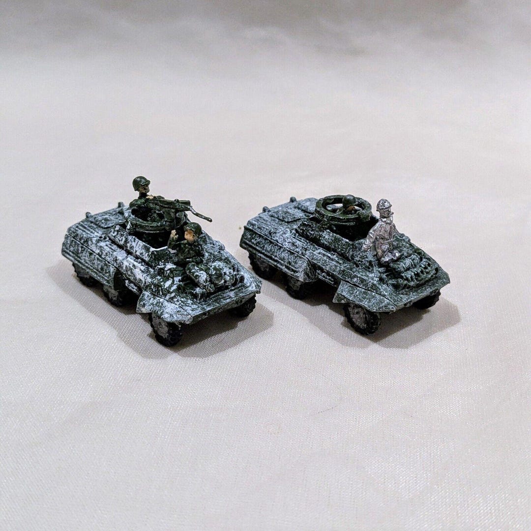 15mm Flames of War M20 Platoon US Army Genuine 1st Edition WW2 Board ...