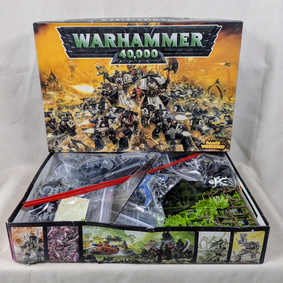 Warhammer 40K 3rd Edition Starter Set Nearly Complete Black Templar ...