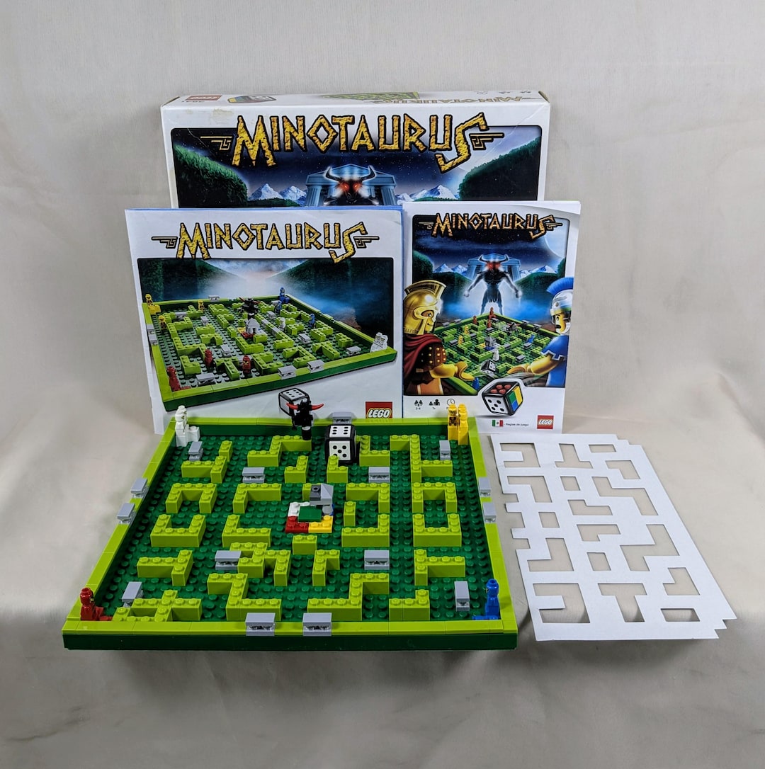 Lego Minotaurus Labyrinth Maze Play Model Set W/ Original Box Unisex ...