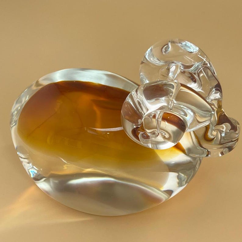 Vintage Multi Glass Ram Figurine, Japanese Zodiac Ornament, 1960s Retro ...
