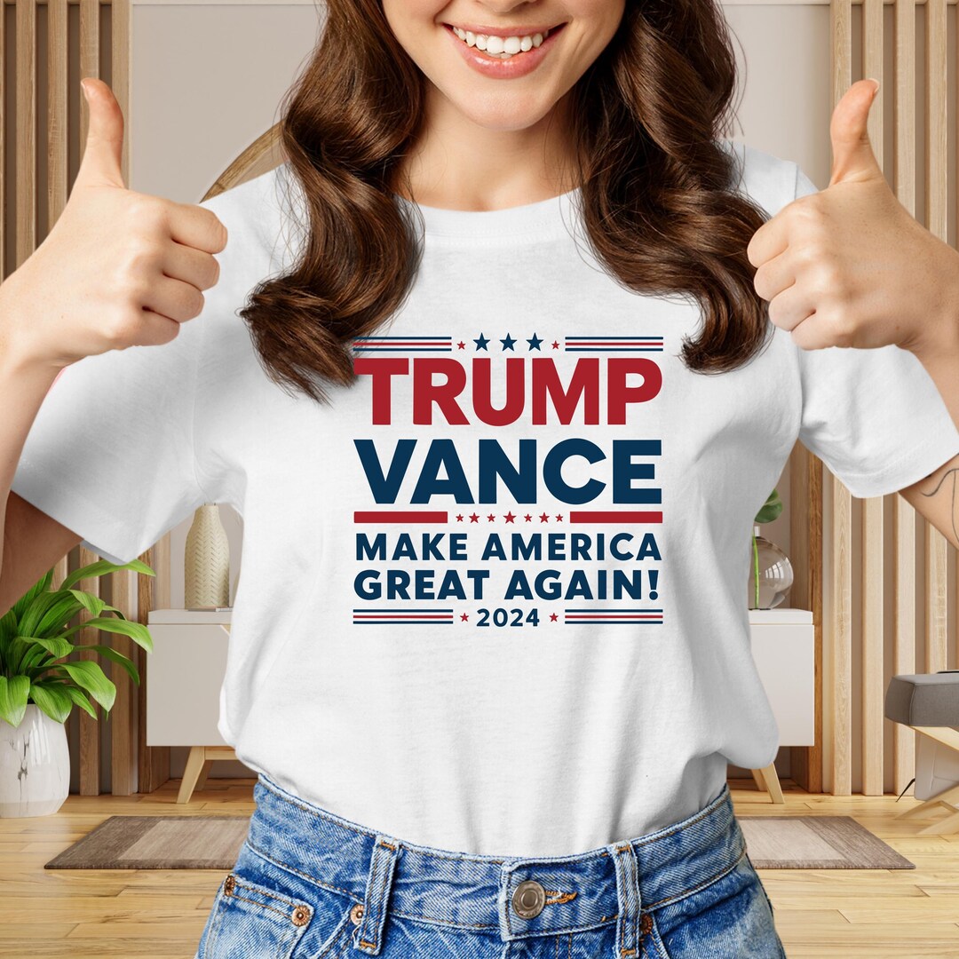 Trump 2024 Vance Shirt, JD Vance Shirt, American Flag Shirt, President ...