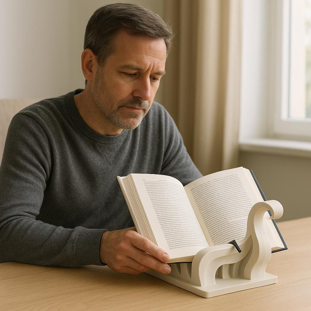3D Printed Wavebook™ STL File: Book Organizer & Page Holder - Etsy