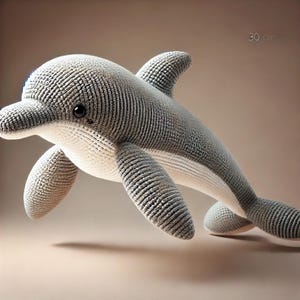 Amigurumi Dolphin Crochet Pattern – PDF Digital Download | 30 Cm Plush ...