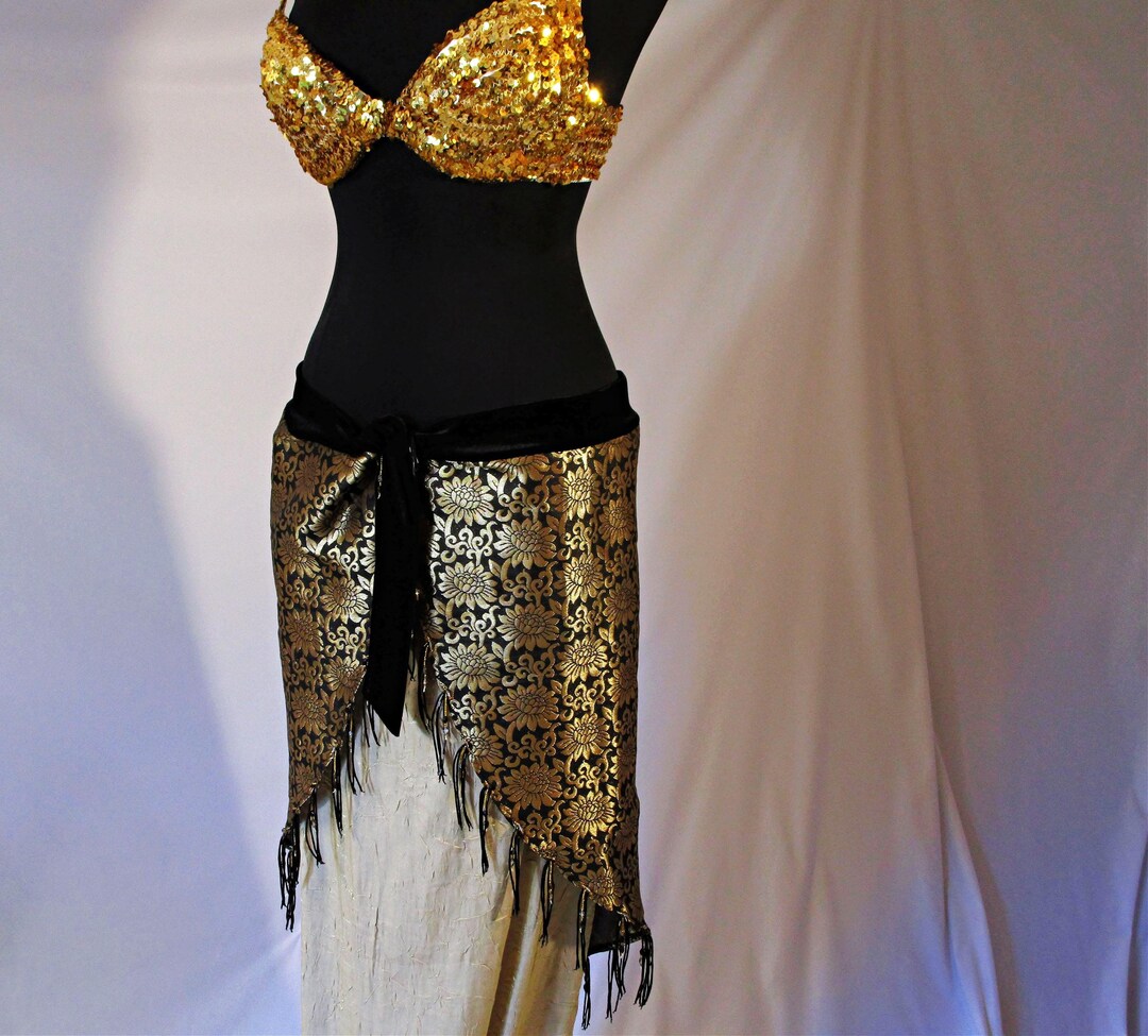 Belly Dance Costume, Triangle Hip Scarf, Hip Belt, Belly Dance Outfit ...