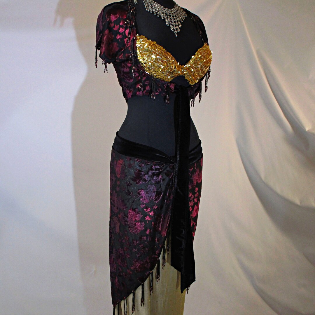 Belly Dance Top, Belly Dance Costume, Renaissance Costume, Ren Faire ...