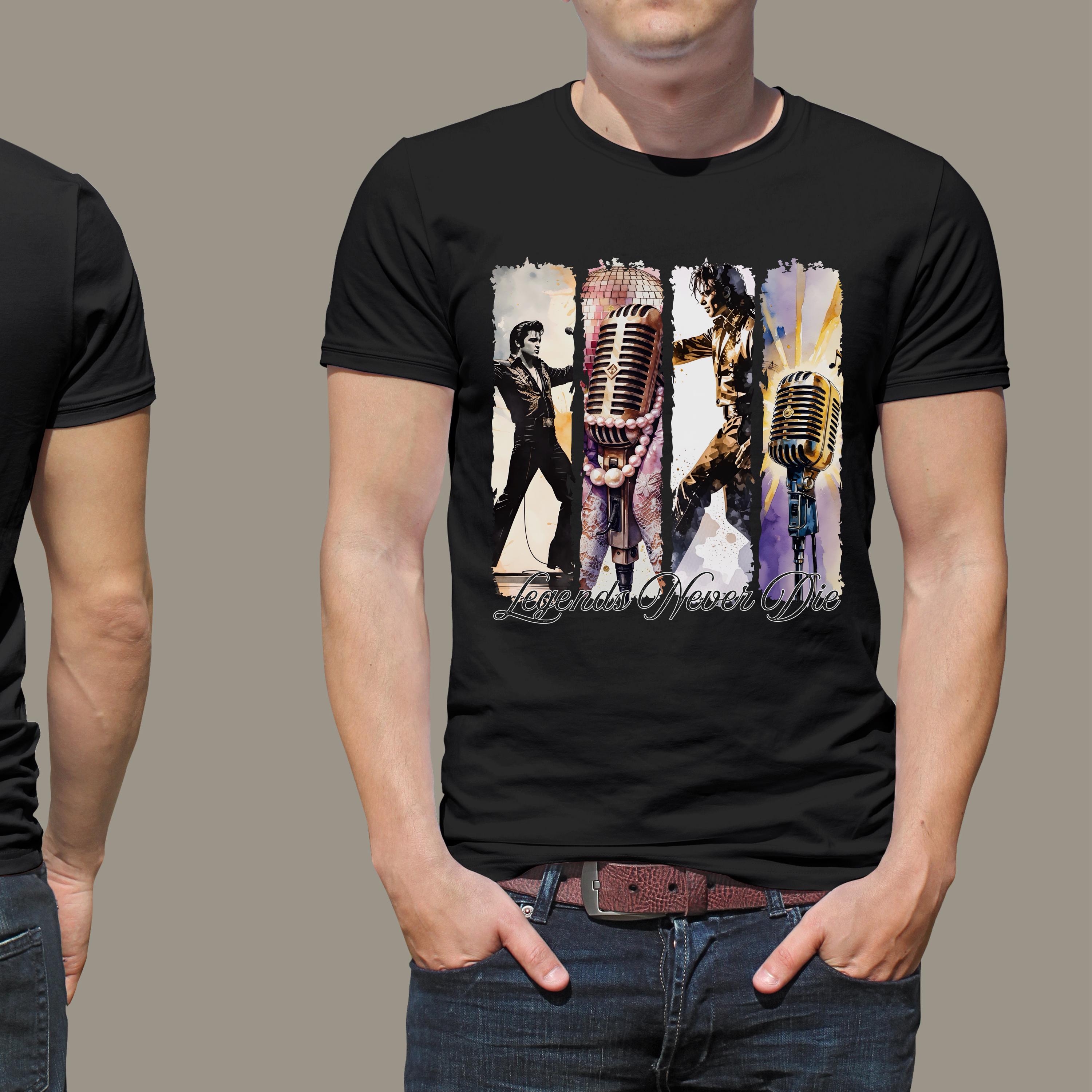 Legends Never Die PNG, Music Legends Sublimation Design, Vintage Rock ...