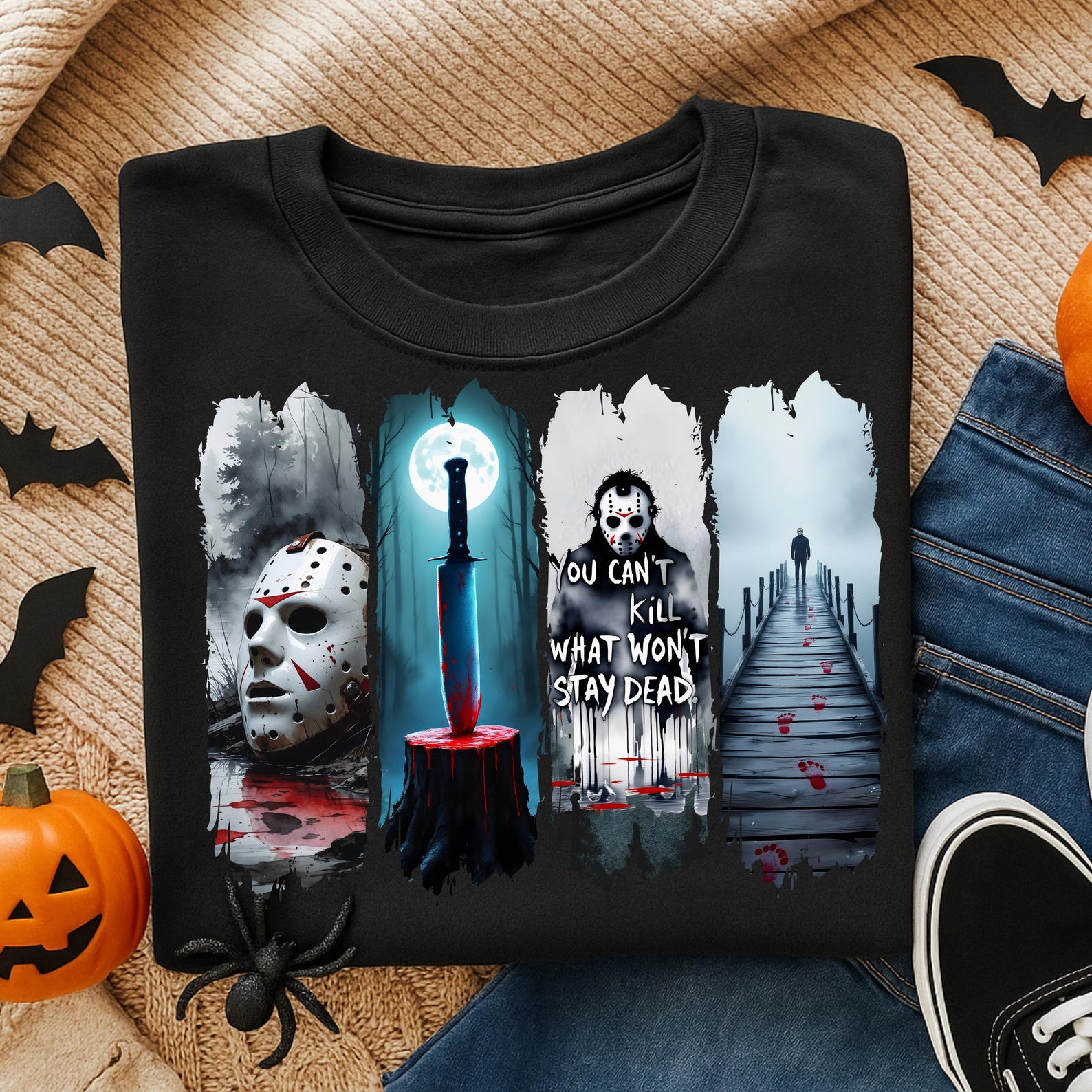 Horror Night T-shirt PNG, Halloween Horror Shirt Design, Summer Camp of ...
