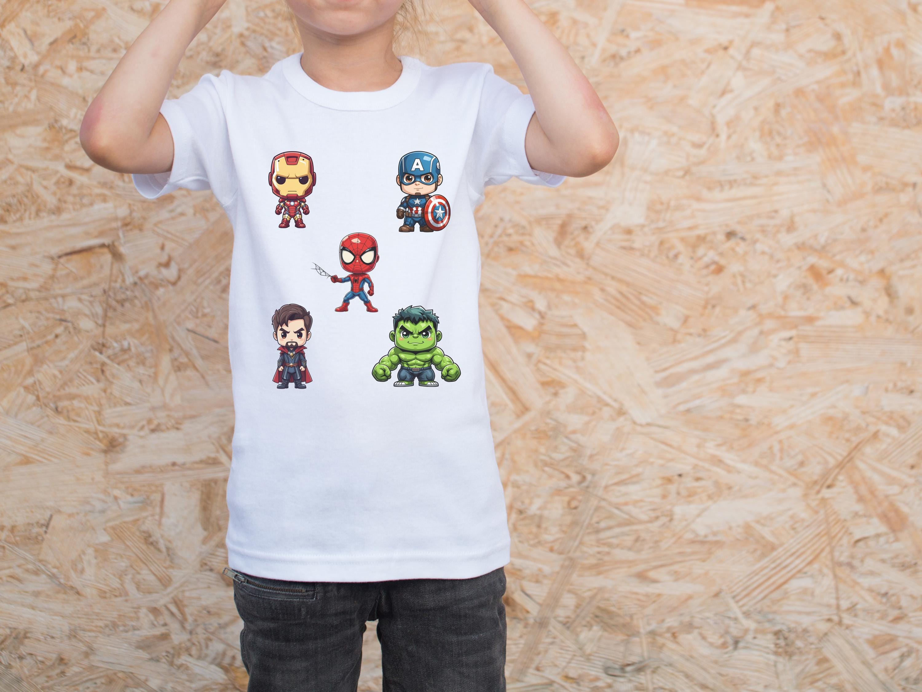 Superhero Clipart Bundle, 16 PNG Files, Cute Superhero Chibi Characters ...