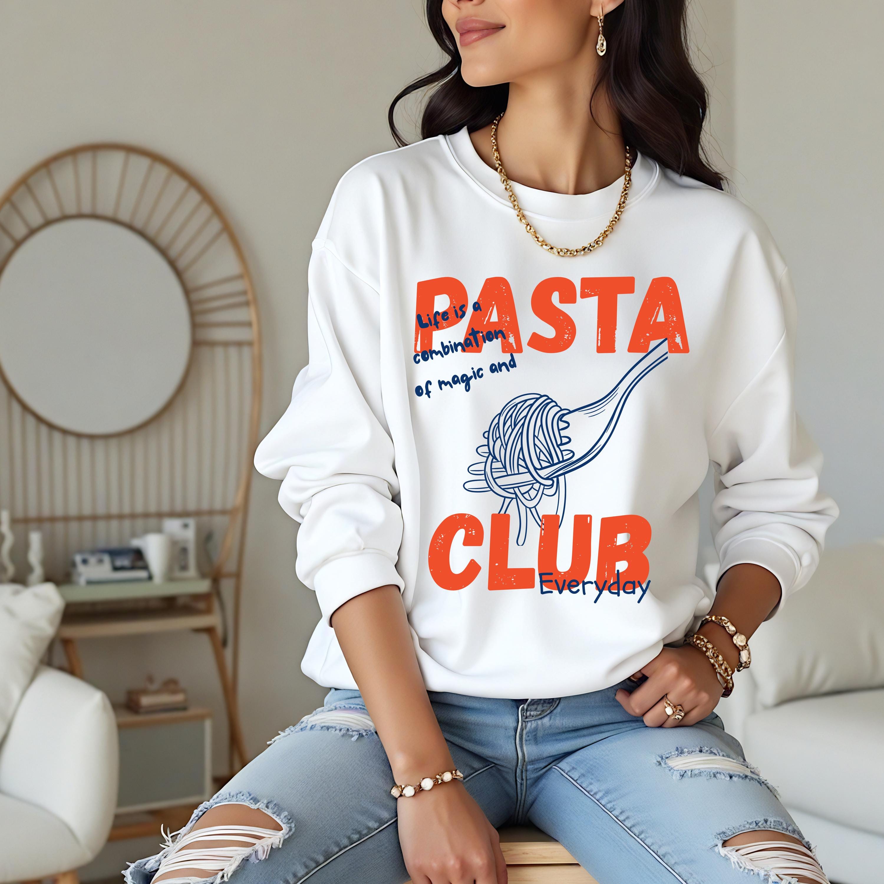 Pasta Club T-shirt PNG Design, Funny Italian Food Shirt, Spaghetti ...