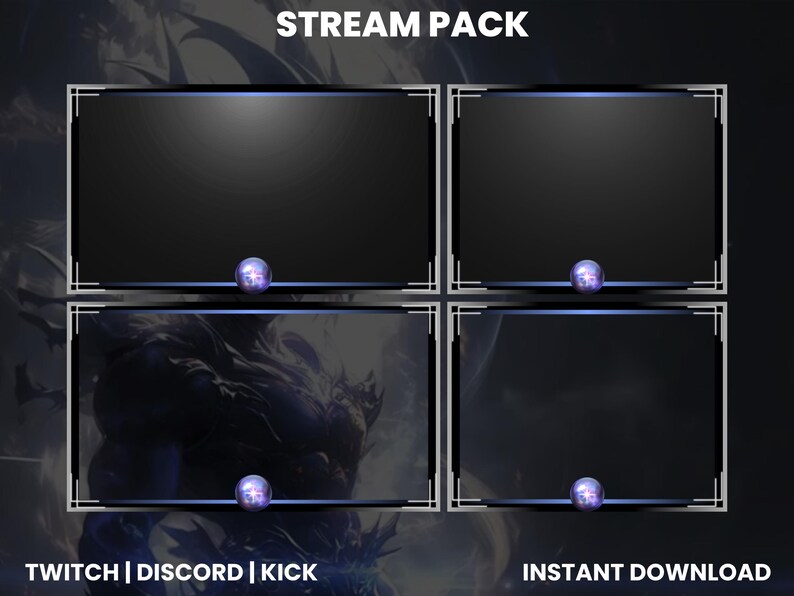 Animated Twitch Stream Pack | Twitch Screen Overlay | Animated Screens ...