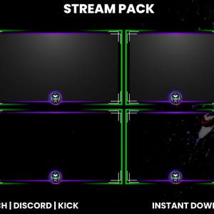 Joker Twitch Stream Pack | Twitch Screen Overlays | Webcam Overlay ...