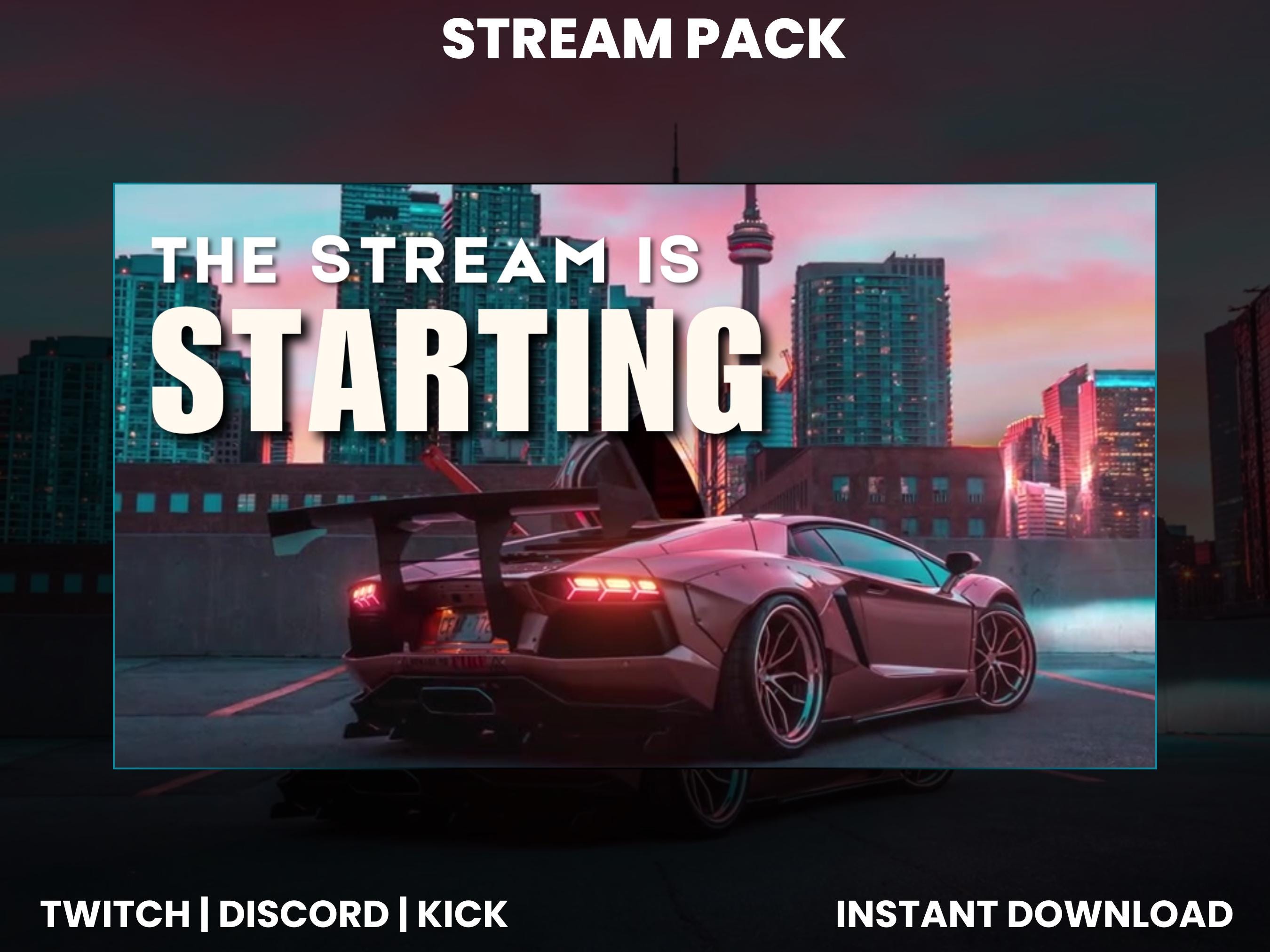 Animated Twitch Stream Pack | Twitch Screen Overlay | Animated Screens ...