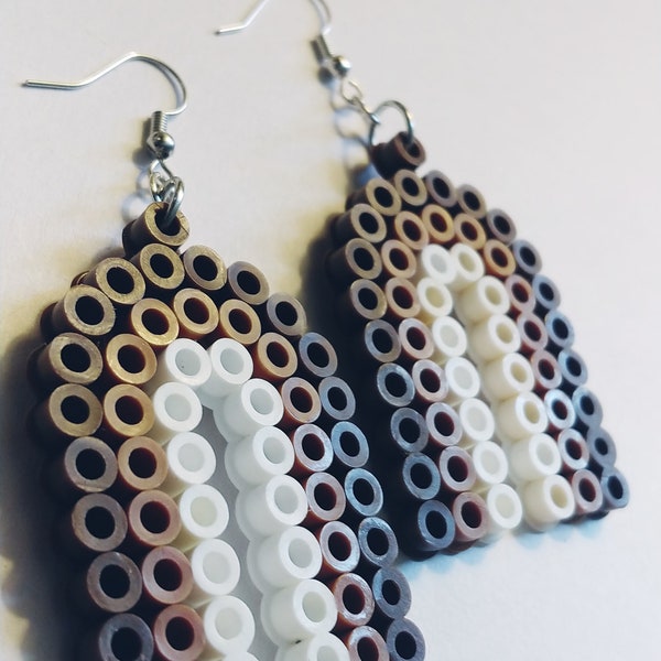 Perler Bead Earrings Etsy