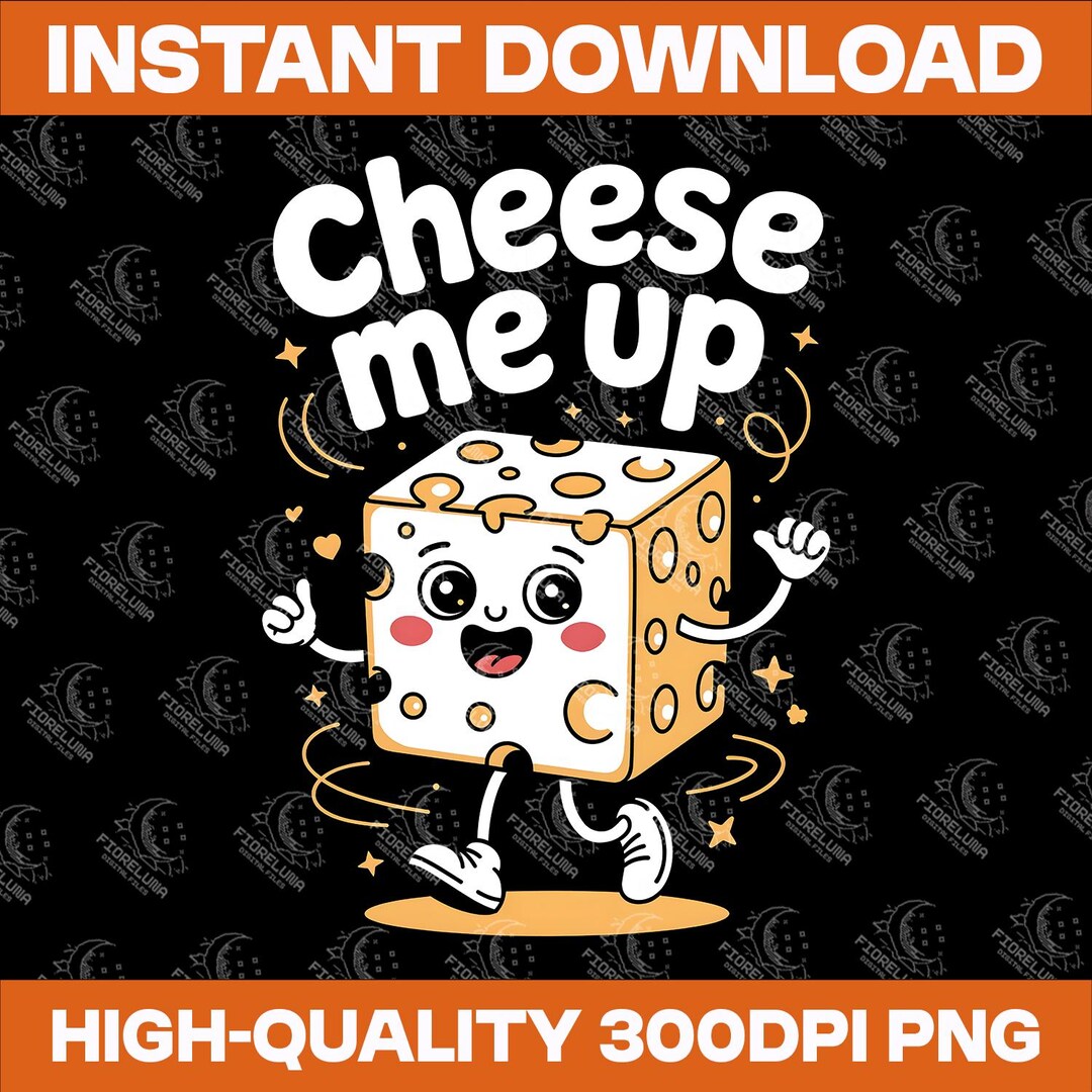 Cute Cheese Cartoon PNG | Funny Kawaii Cheese Block Character | Food ...