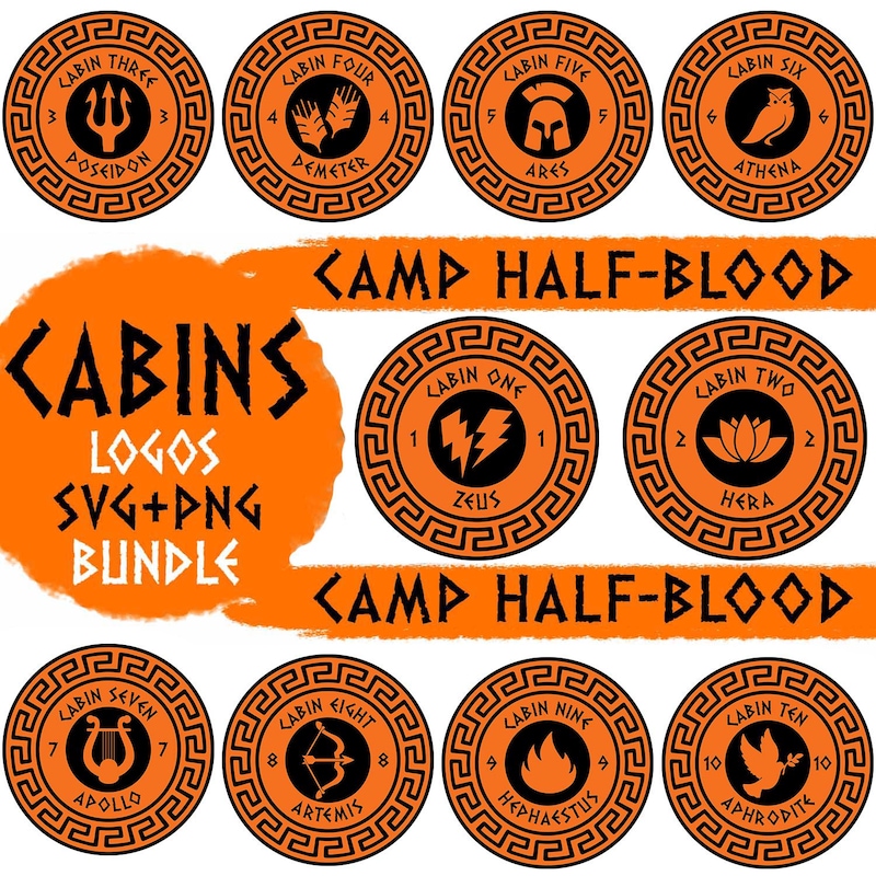 Camp Half Blood Logo - Etsy