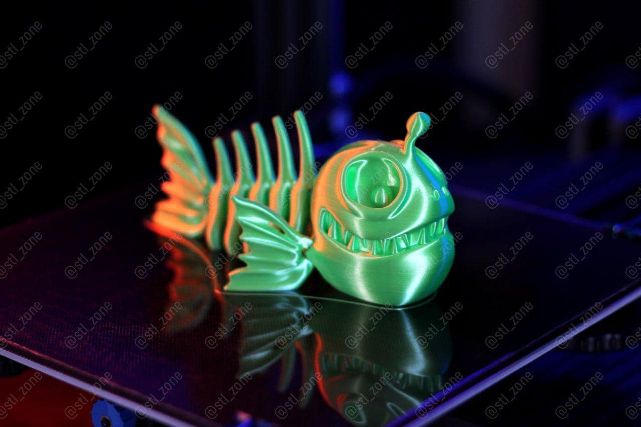 Print-in-place Fish - STL File for 3D Printing Active - Digital ...