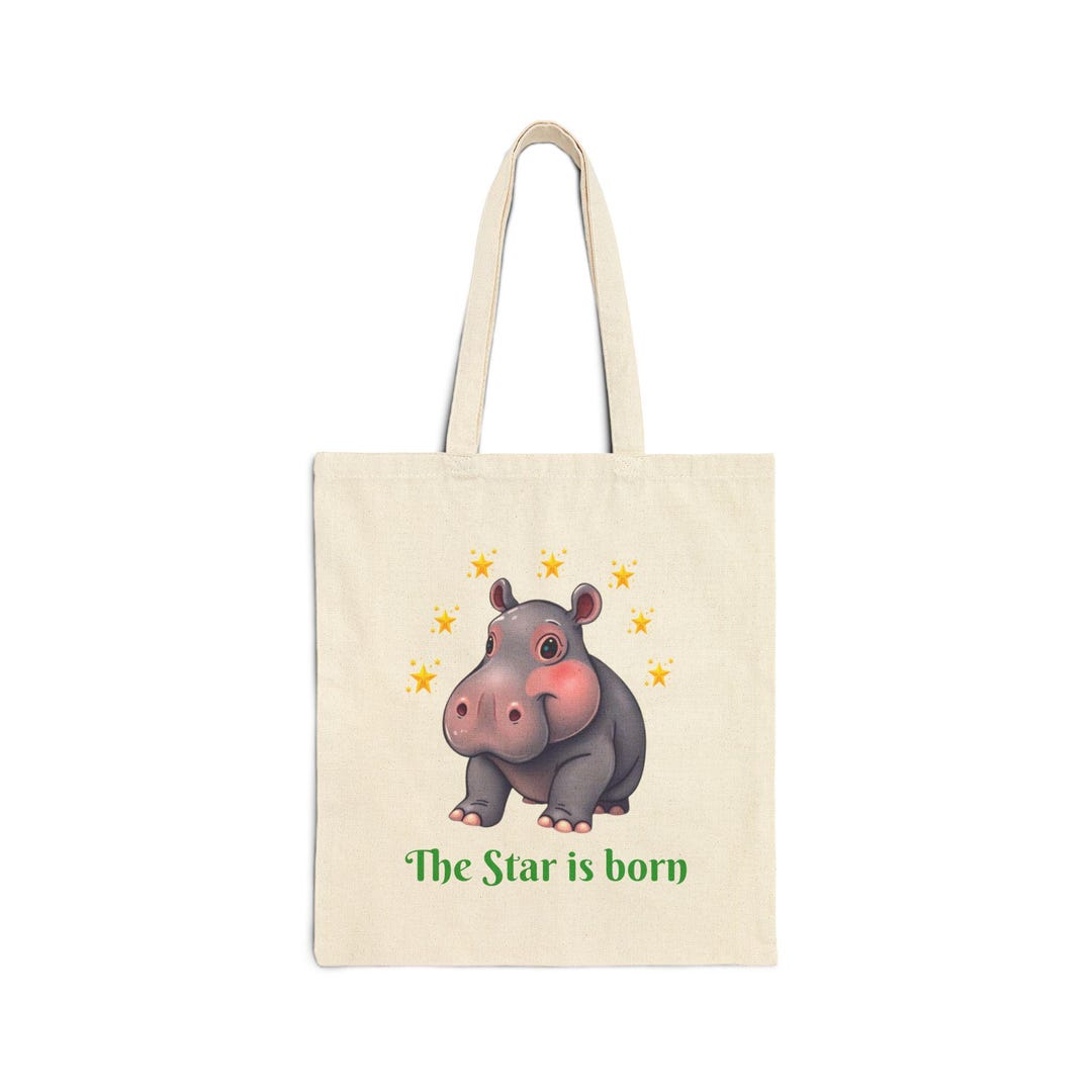 Moo Deng Baby Hippo Bag - A Trending Gift - Etsy