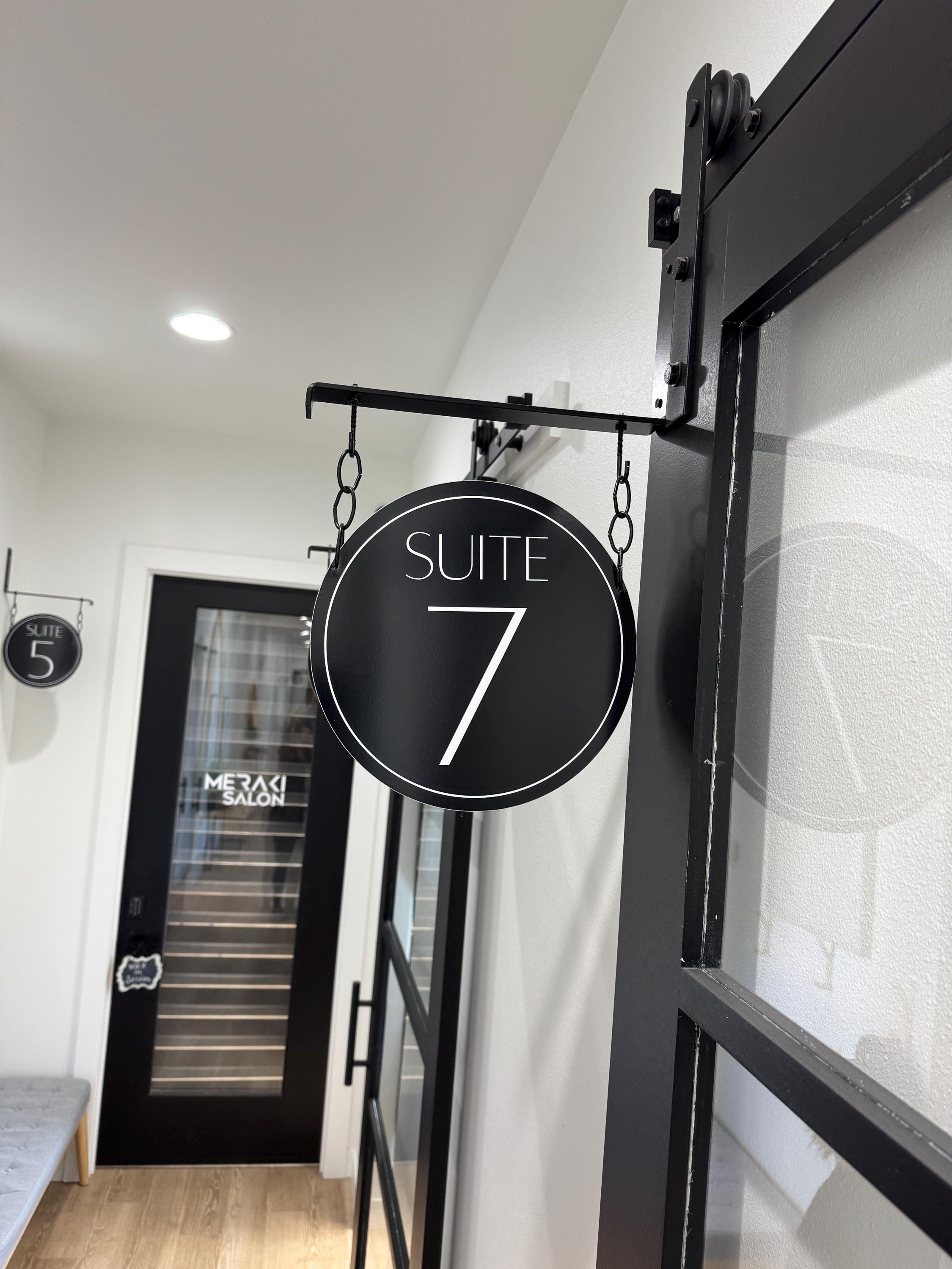 Custom Hanging Blade Sign, Storefront Wall Mounted Sign, Double Sided ...