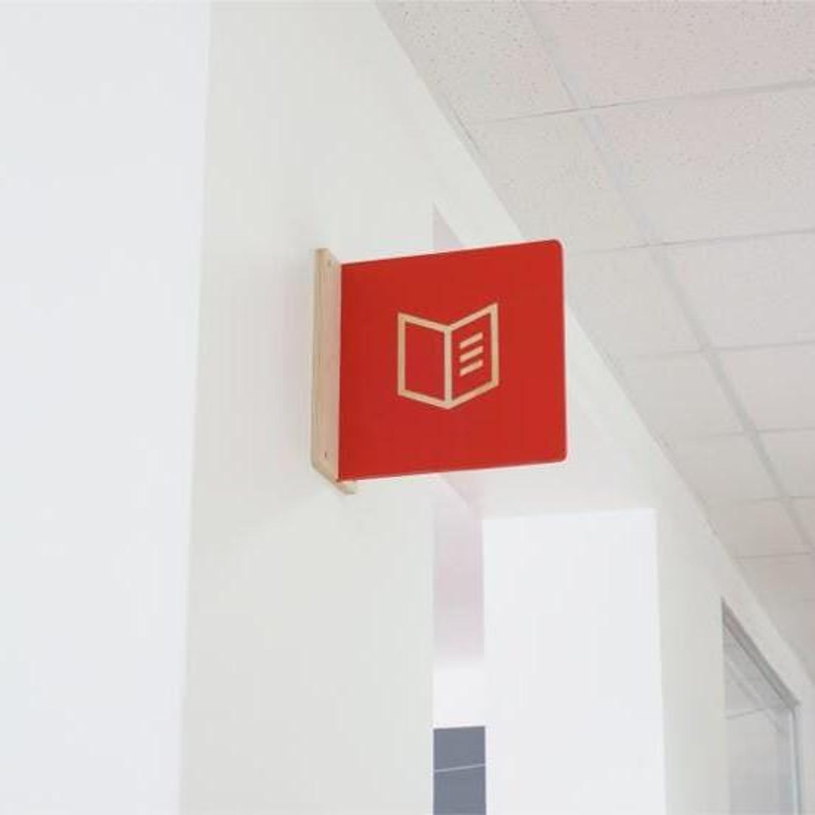 Side Mounted Directional Sign, Metal Lobby Sign, Blade Sign, Floor ...