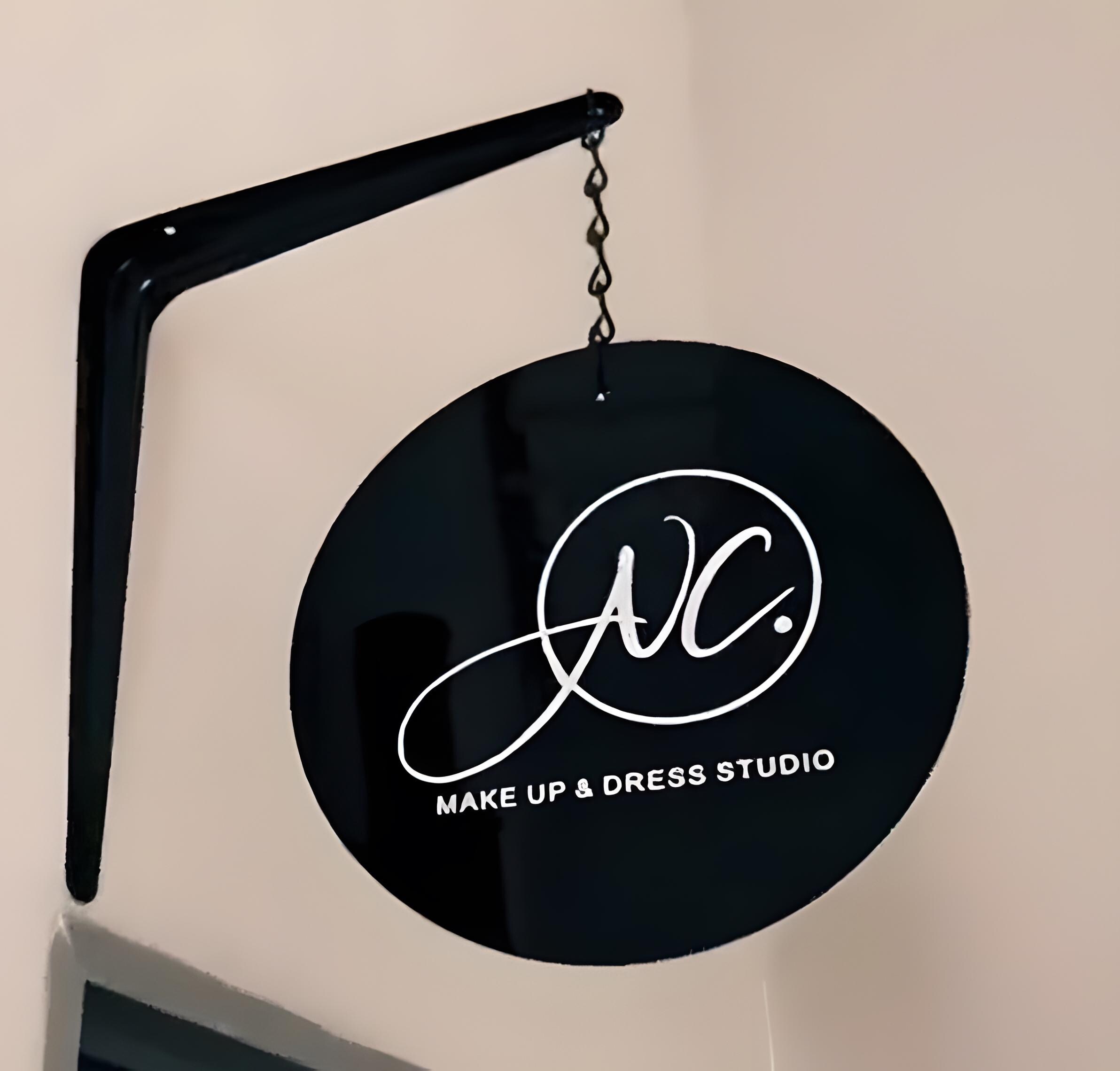 Custom Hanging Blade Sign, Storefront Wall Mounted Sign, Double Sided ...