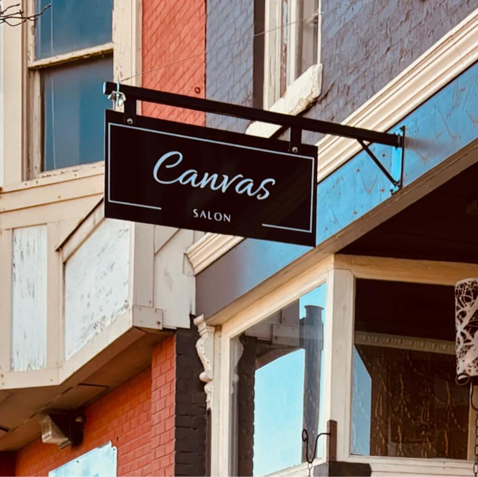 Custom Hanging Blade Sign, Storefront Wall Mounted Sign, Double Sided ...