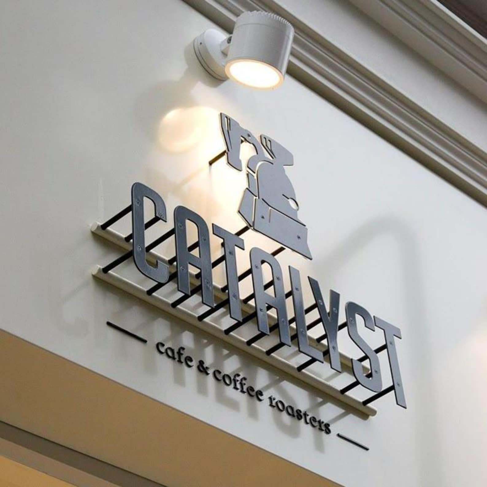 Floating Laser Cut Letters, Business Sign Custom, Stainless Steel Sign ...