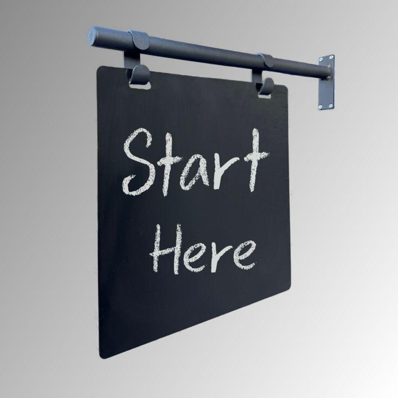 Custom Hanging Blade Sign, Storefront Wall Mounted Sign, Double Sided ...