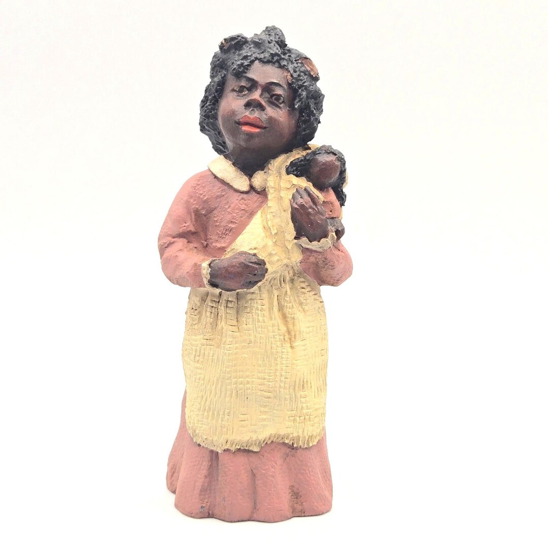 Vintage 1990s TNT Mother and Child Figurine Black Americana Resin Art ...