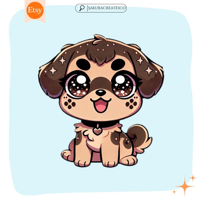 CUSTOM Chibi Pet, Cartoon Animal, Kawaii, Details, Animal Portrait ...