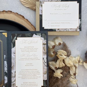 Elegant and Formal Acrylic Invitations | Acrylic Card | Custom ...