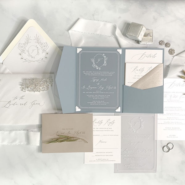 Clear Invitations - Etsy