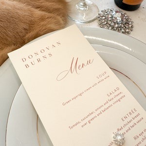 Menus With Names Dinner Menus With Names Menu Namecards Style 223 SET ...