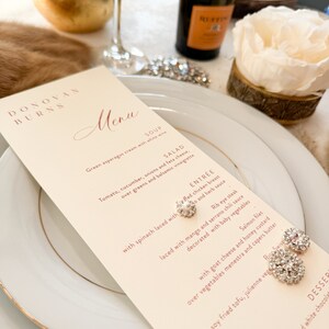 Menus With Names Dinner Menus With Names Menu Namecards Style 223 SET ...