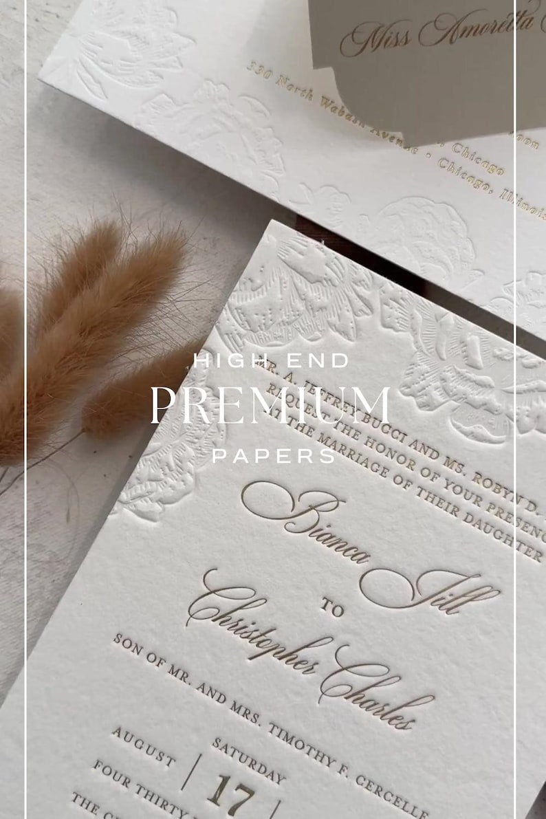 Wedding Invitation Sample Pack (various Prints and Finishes Included ...