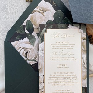 Elegant and Formal Acrylic Invitations | Acrylic Card | Custom ...