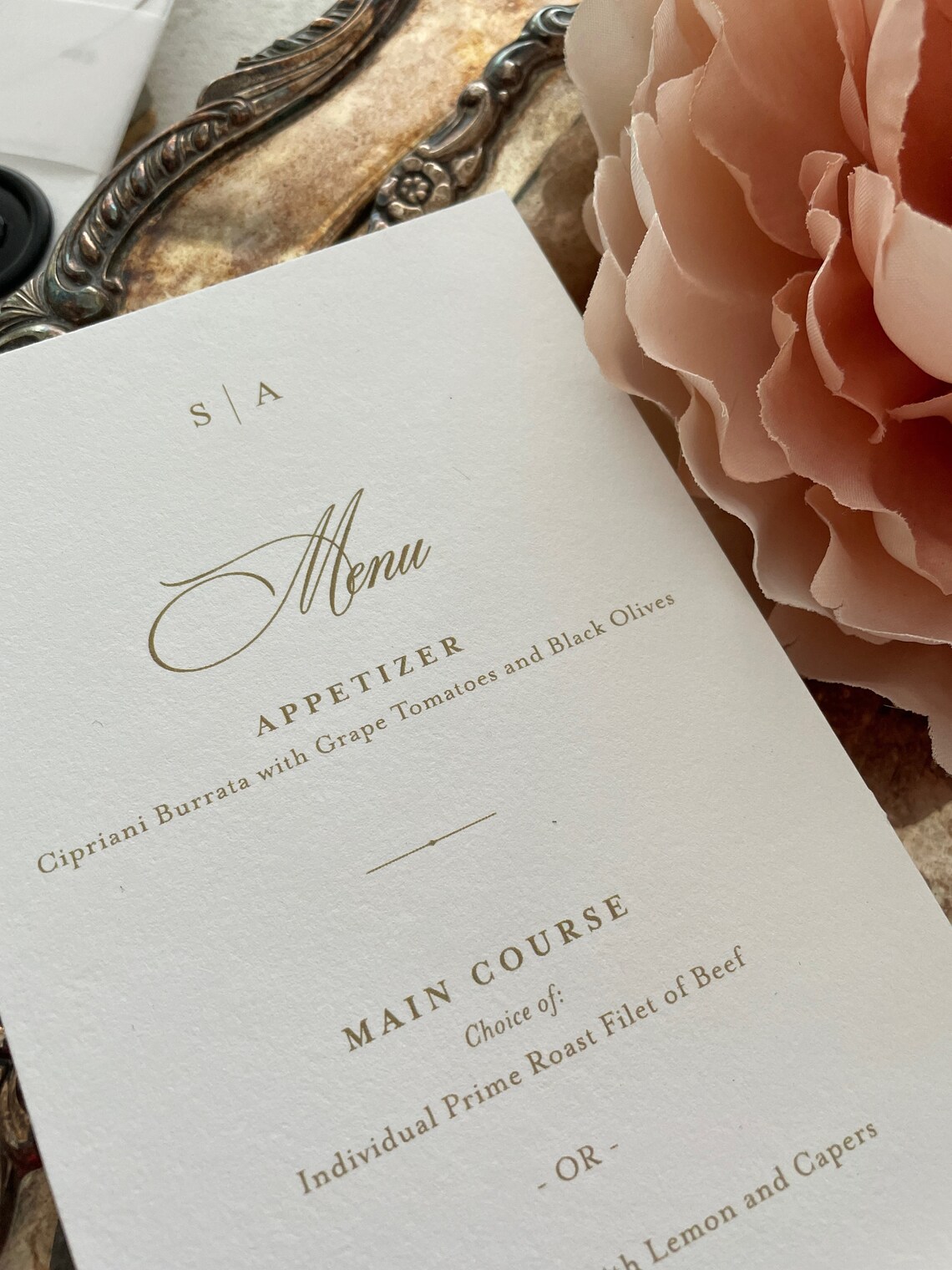 Wedding Menus | Reception Menu | Dinner Menu | Table Menu | Style 97 - Etsy