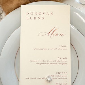 Menus With Names Dinner Menus With Names Menu Namecards Style 223 SET ...