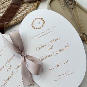 Champagne Wedding Programs | Wedding Programs | Ceremony Program ...