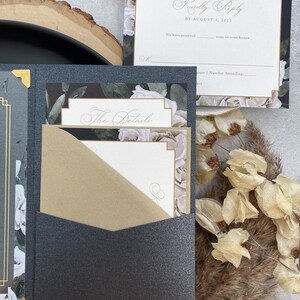 Elegant and Formal Acrylic Invitations Acrylic Card Custom Invitations ...